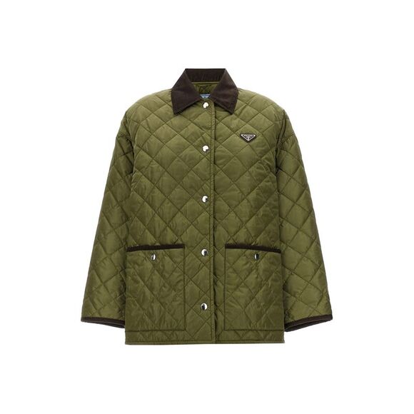 Prada | Jackets & Coats | Prada Quilted Renylon Jacket | Poshmark
